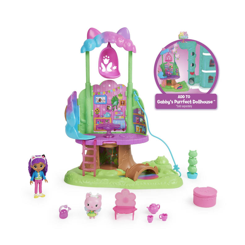 Gabby's Dollhouse Gabby en Kitty Fee's Boomhut | wehkamp
