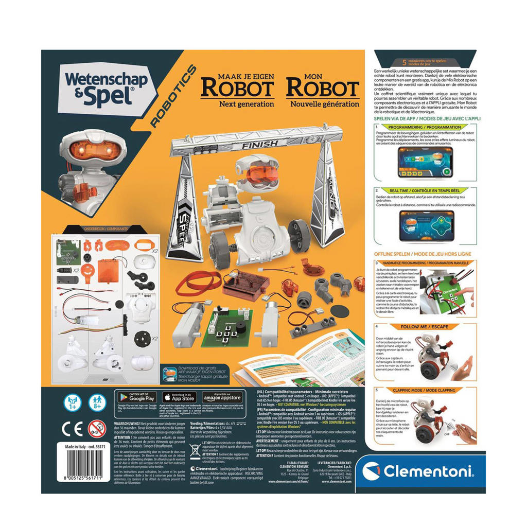 Clementoni Robotics Maak je eigen Robot | wehkamp