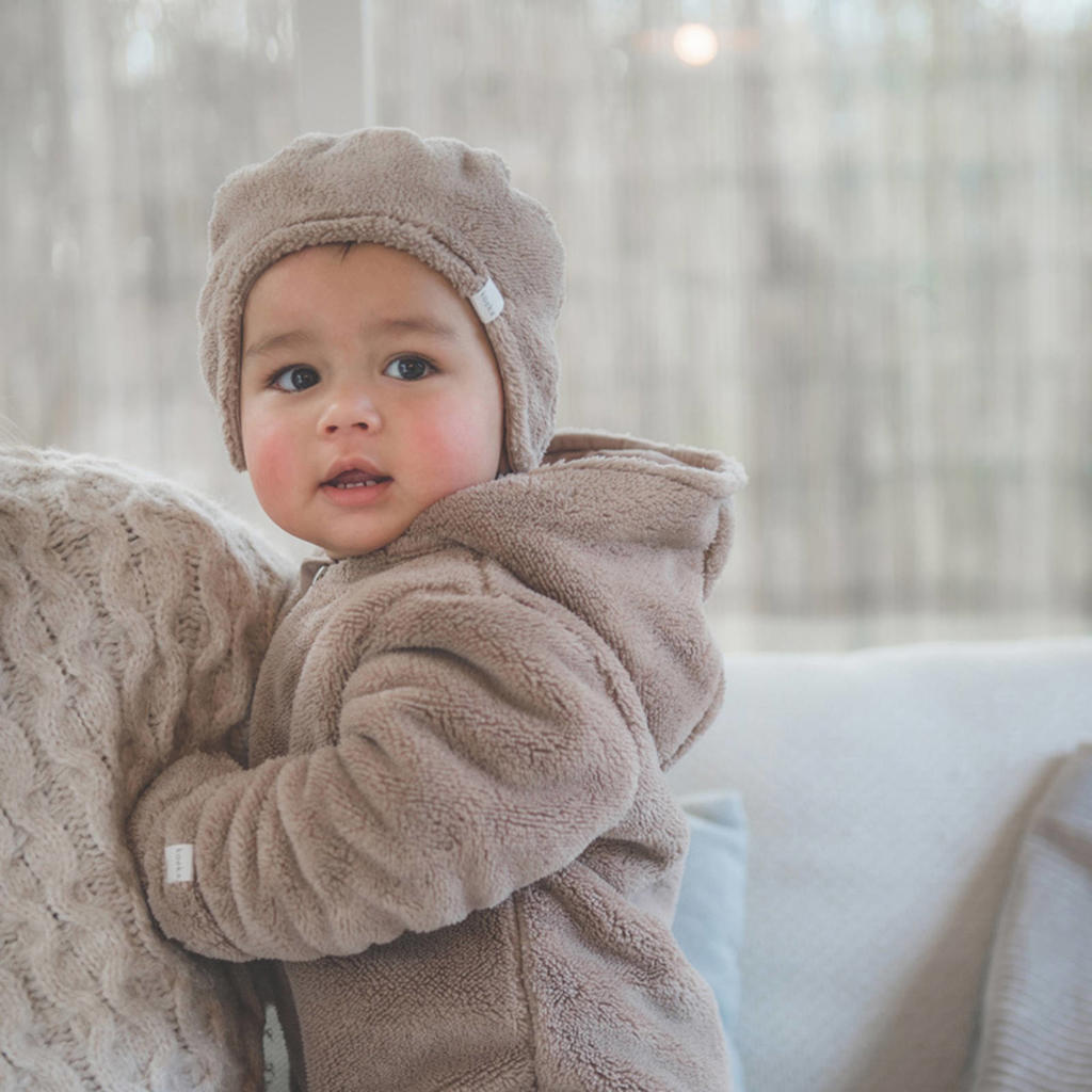 Koeka Malmo teddy baby muts bruin | wehkamp