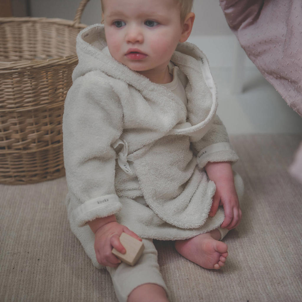 Koeka Luz baby badjas offwhite | wehkamp