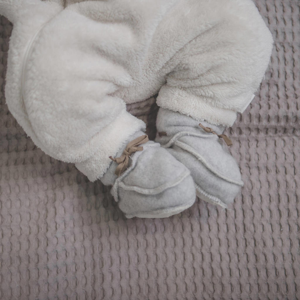 Koeka Denver baby slofjes grijs | wehkamp