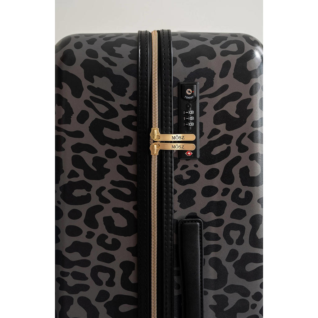 Mosz MÔSZ Lauren Trolley 66 nero leo | wehkamp