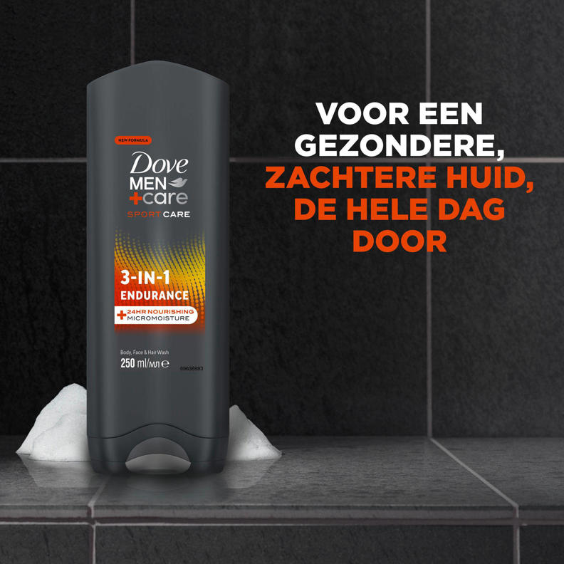 Dove Men+Care Sport Care Endurance 3-in-1 douchegel - 6 x 250 ml | wehkamp