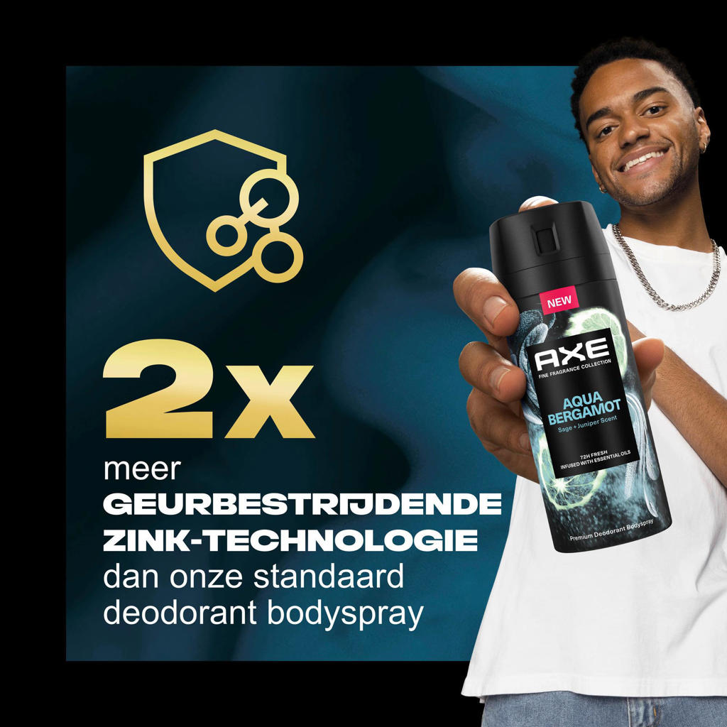 Axe Fine Fragrance Collection Aqua Bergamot premium deodorant bodyspray ...
