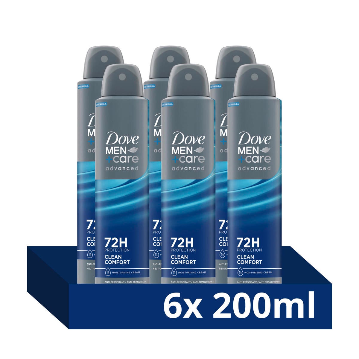 Dove Men+Care Advanced Clean Comfort anti-transpirant deodorant spray ...