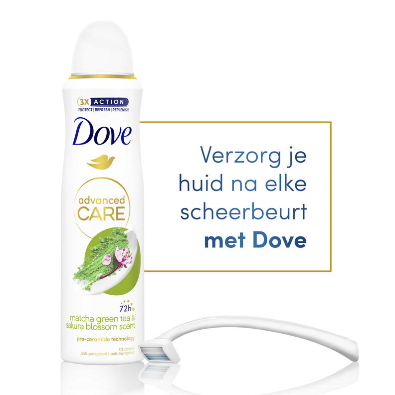 Dove Advanced Care Matcha & Sakura anti-transpirant deodorant spray - 6 ...