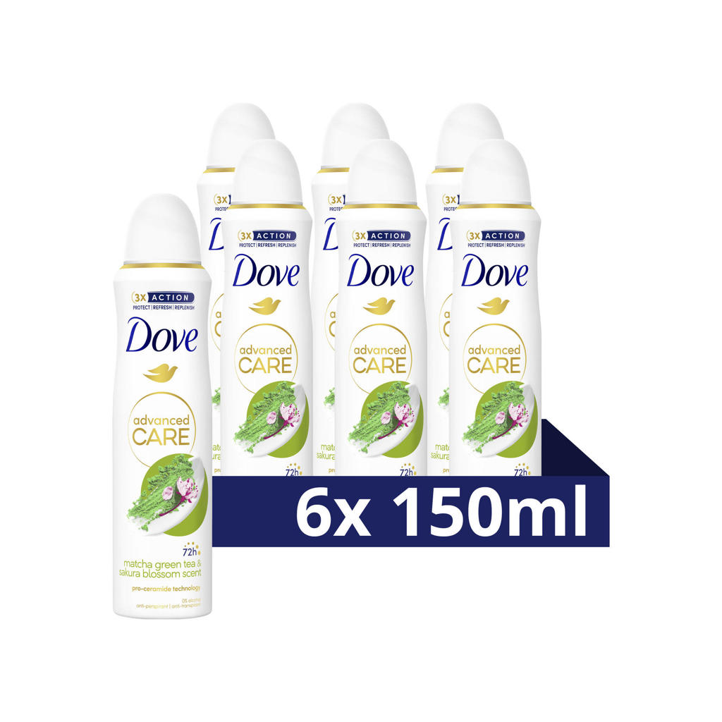 Dove Advanced Care Matcha & Sakura anti-transpirant deodorant spray - 6 ...