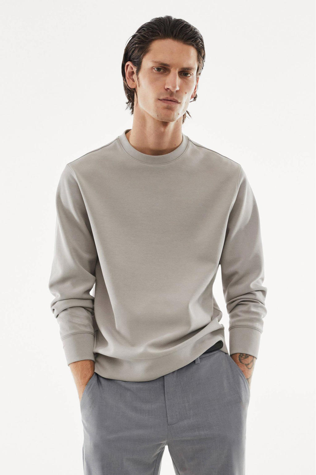 Mango Man sweater beige kopen? | Morgen in huis | wehkamp