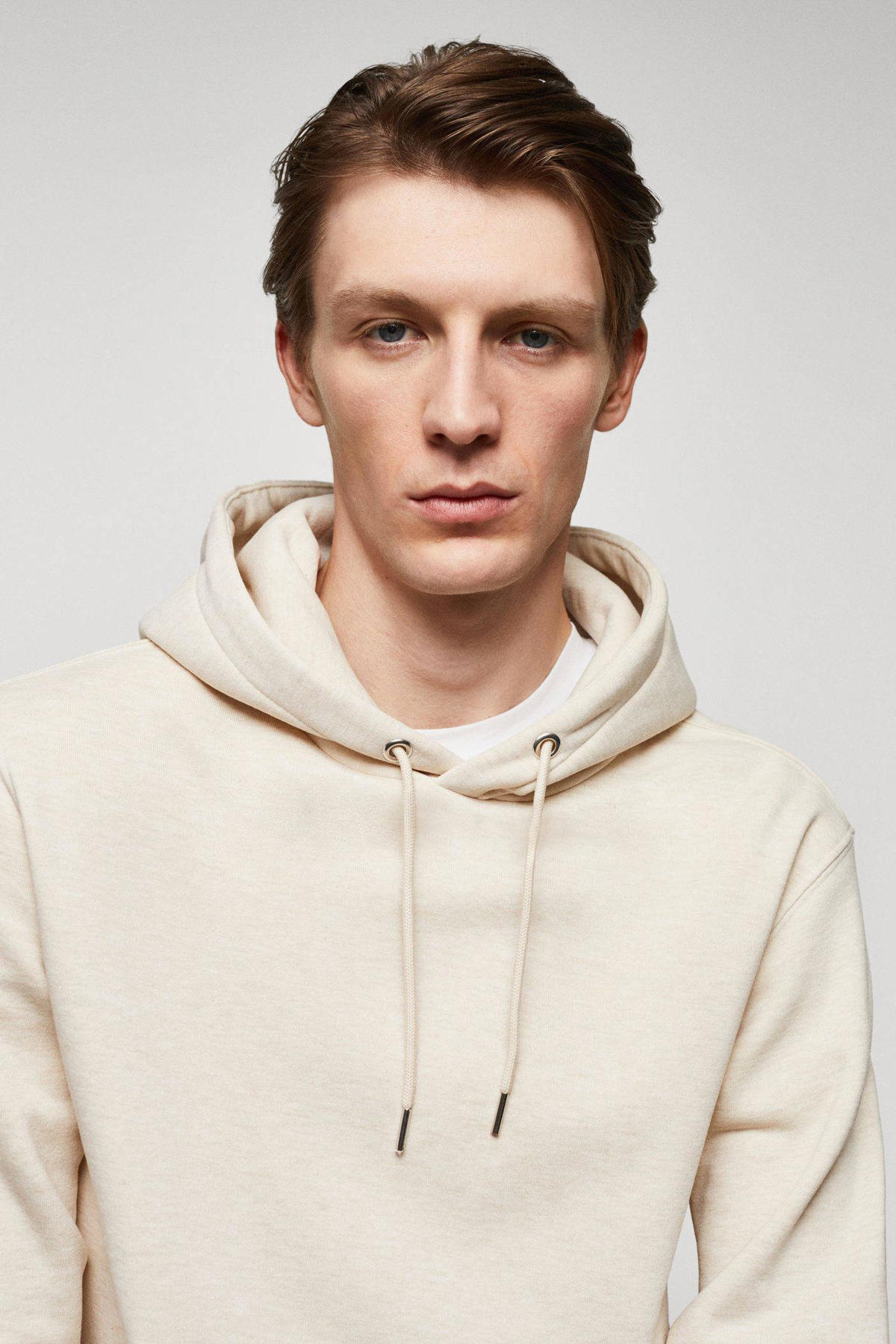 Mango Man hoodie ecru kopen? | Morgen in huis | wehkamp