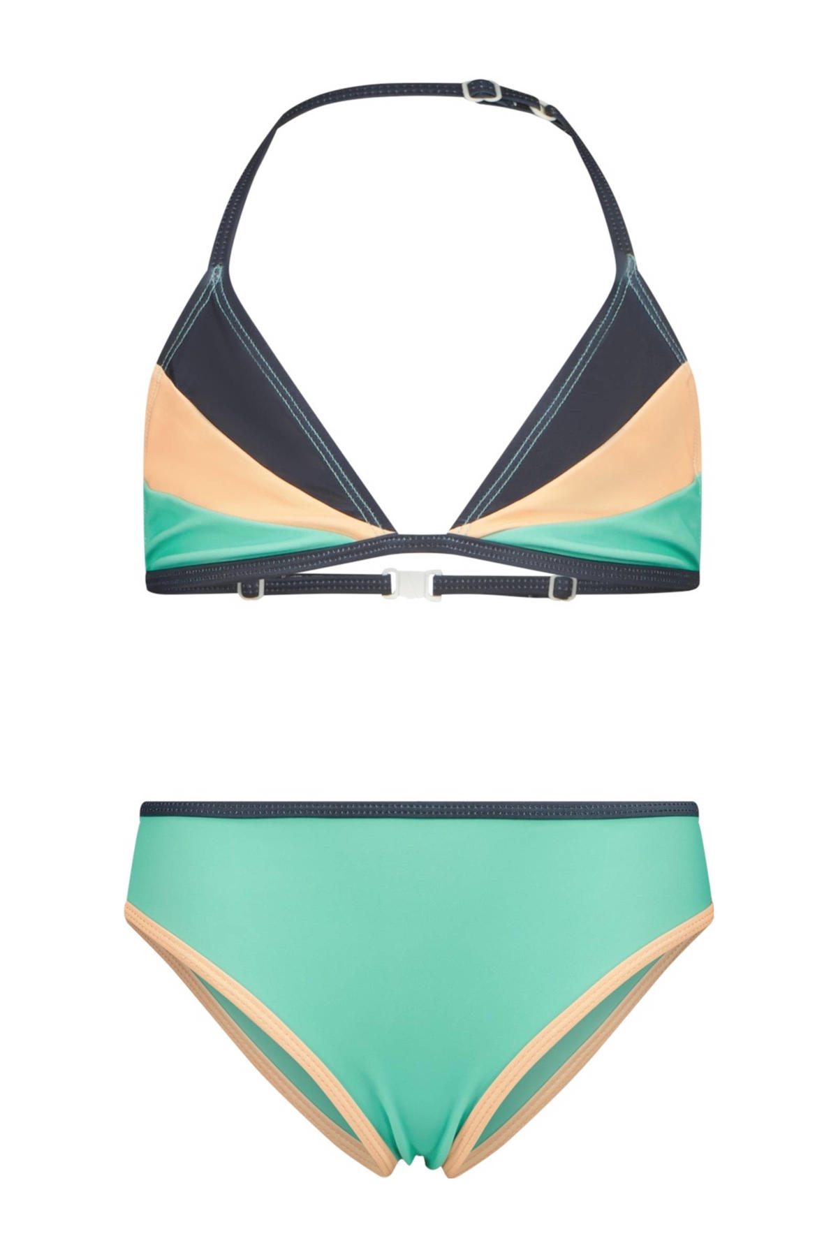 Vingino triangel bikini Zobry turquoise/donkerblauw | wehkamp