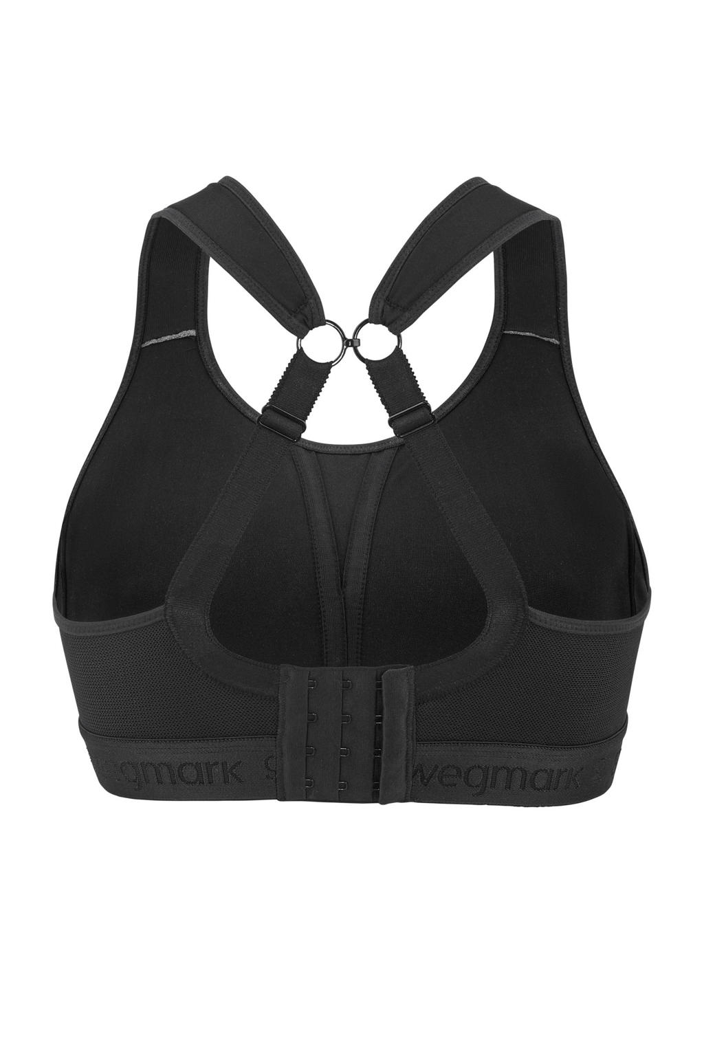 Swegmark level 4 sportbh Kimberly Iconic zwart | wehkamp