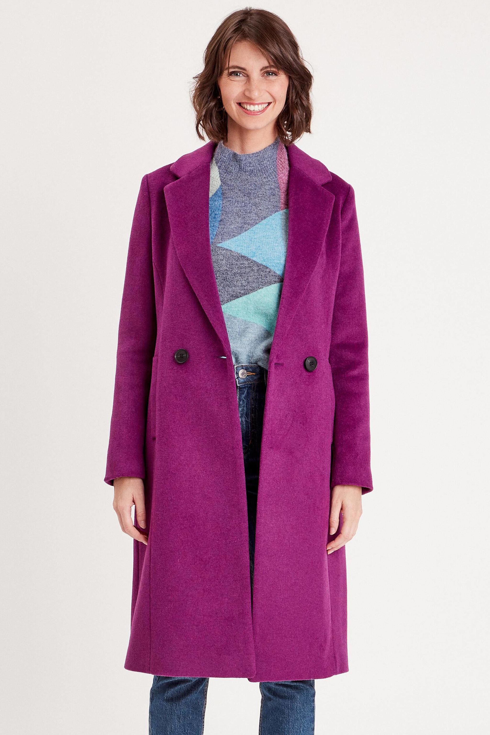 Cache Cache jas met wol paars | wehkamp