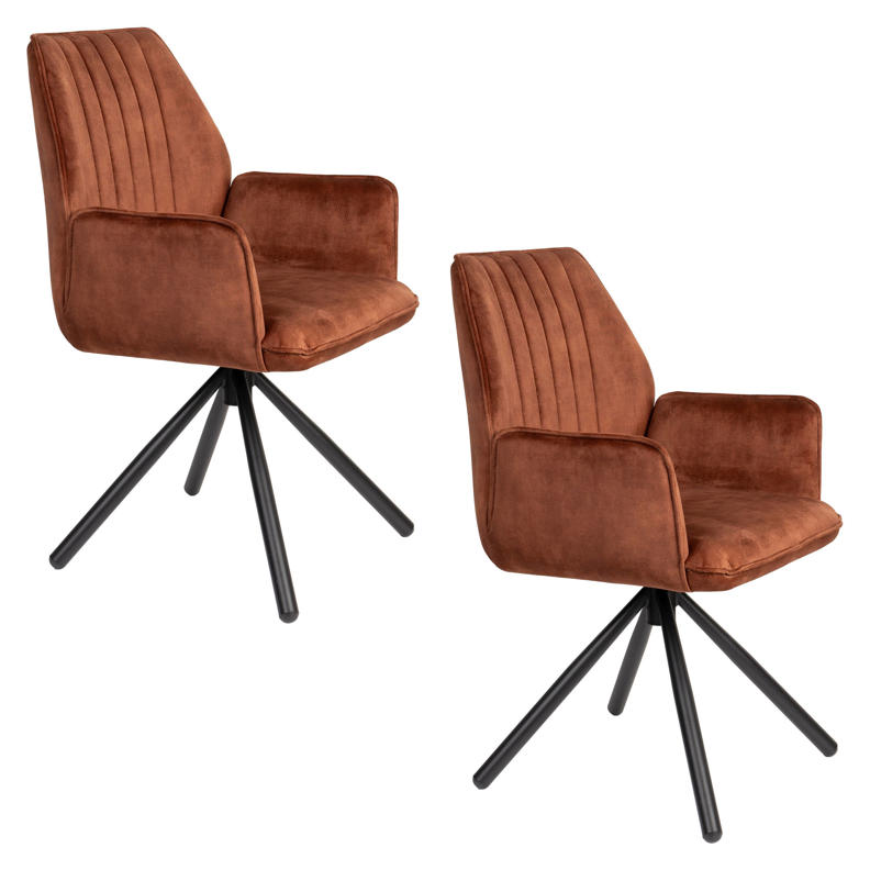 Housecraft Living eetkamerstoel (set van 2) Jamie | wehkamp