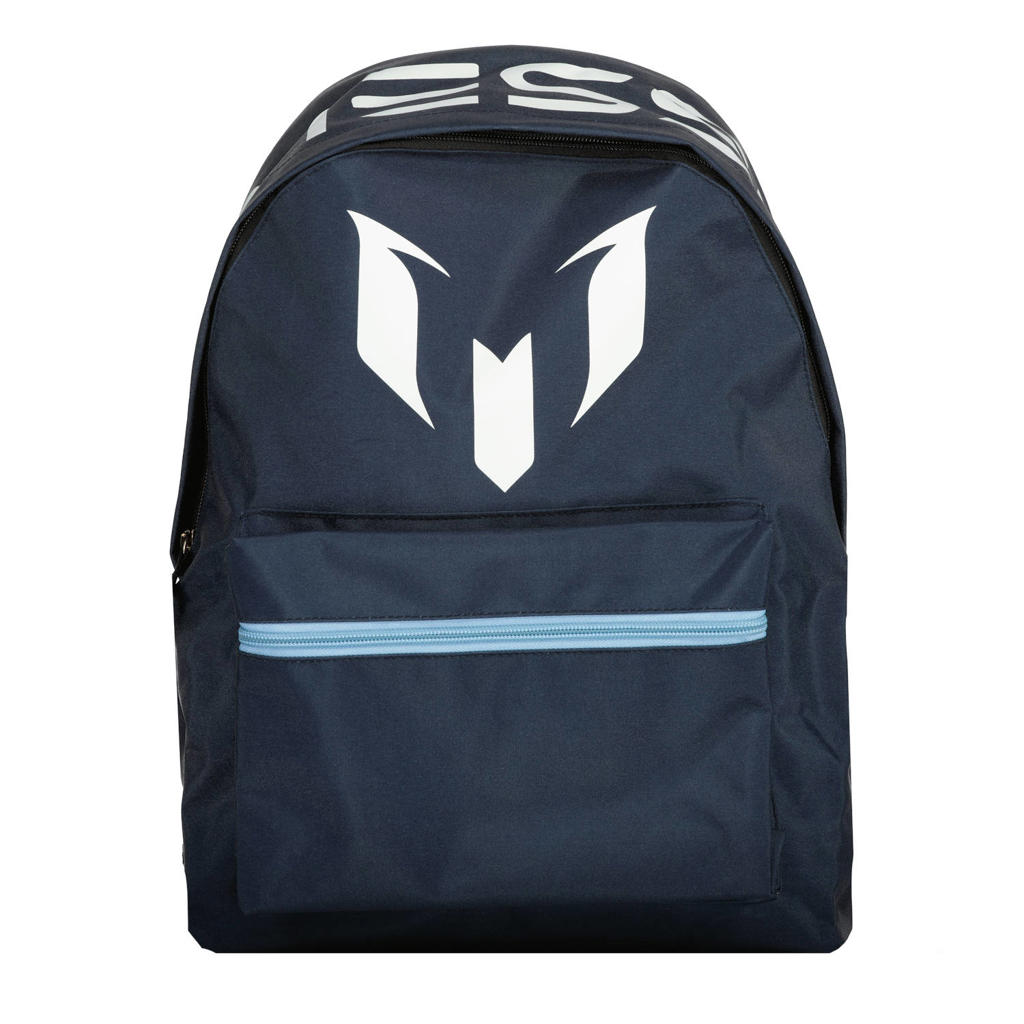 Vingino x Messi rugzak donkerblauw/wit | wehkamp