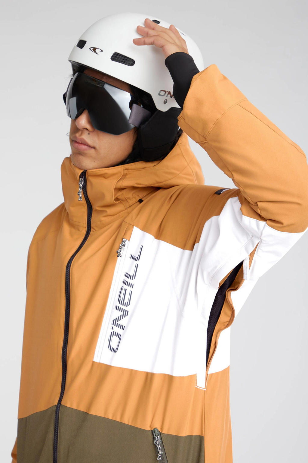 O'Neill ski-jack Jacksaw camel/wit | wehkamp