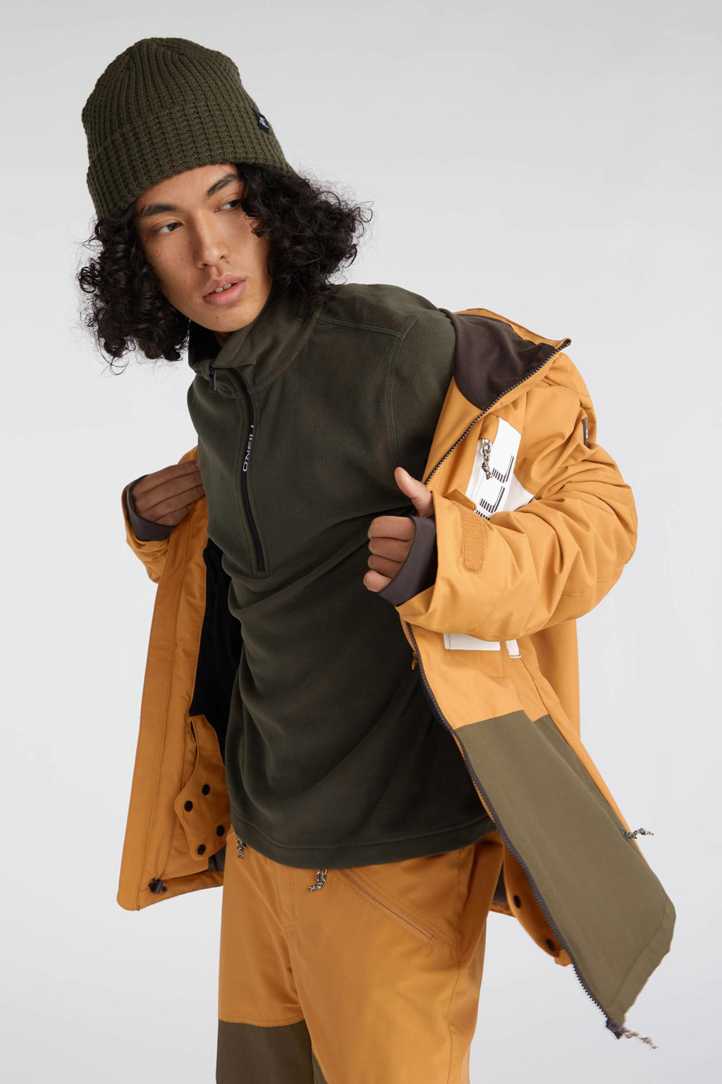 O'Neill ski-jack Jacksaw camel/wit | wehkamp