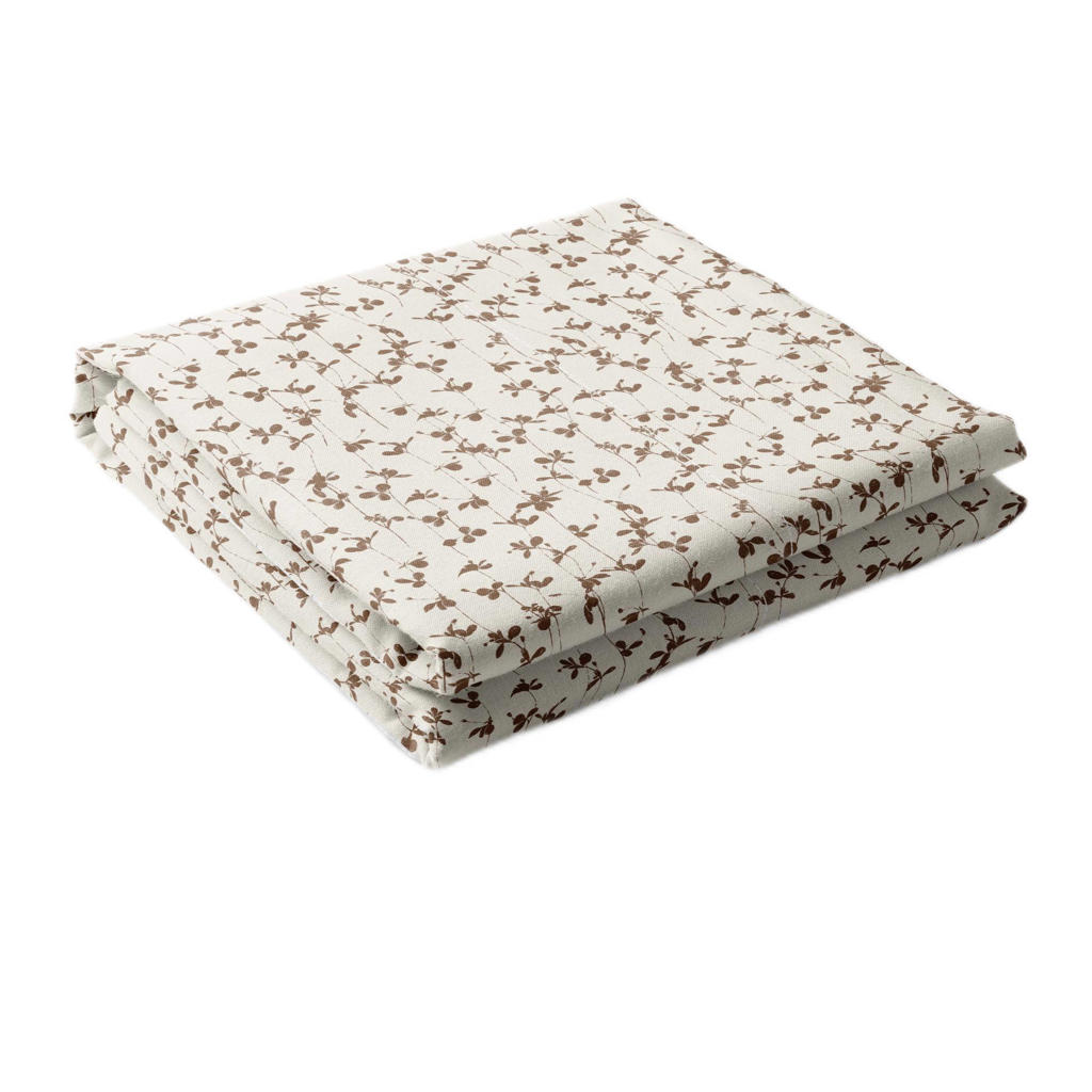 Yumi Baby ledikantlaken Brown Leafs | wehkamp