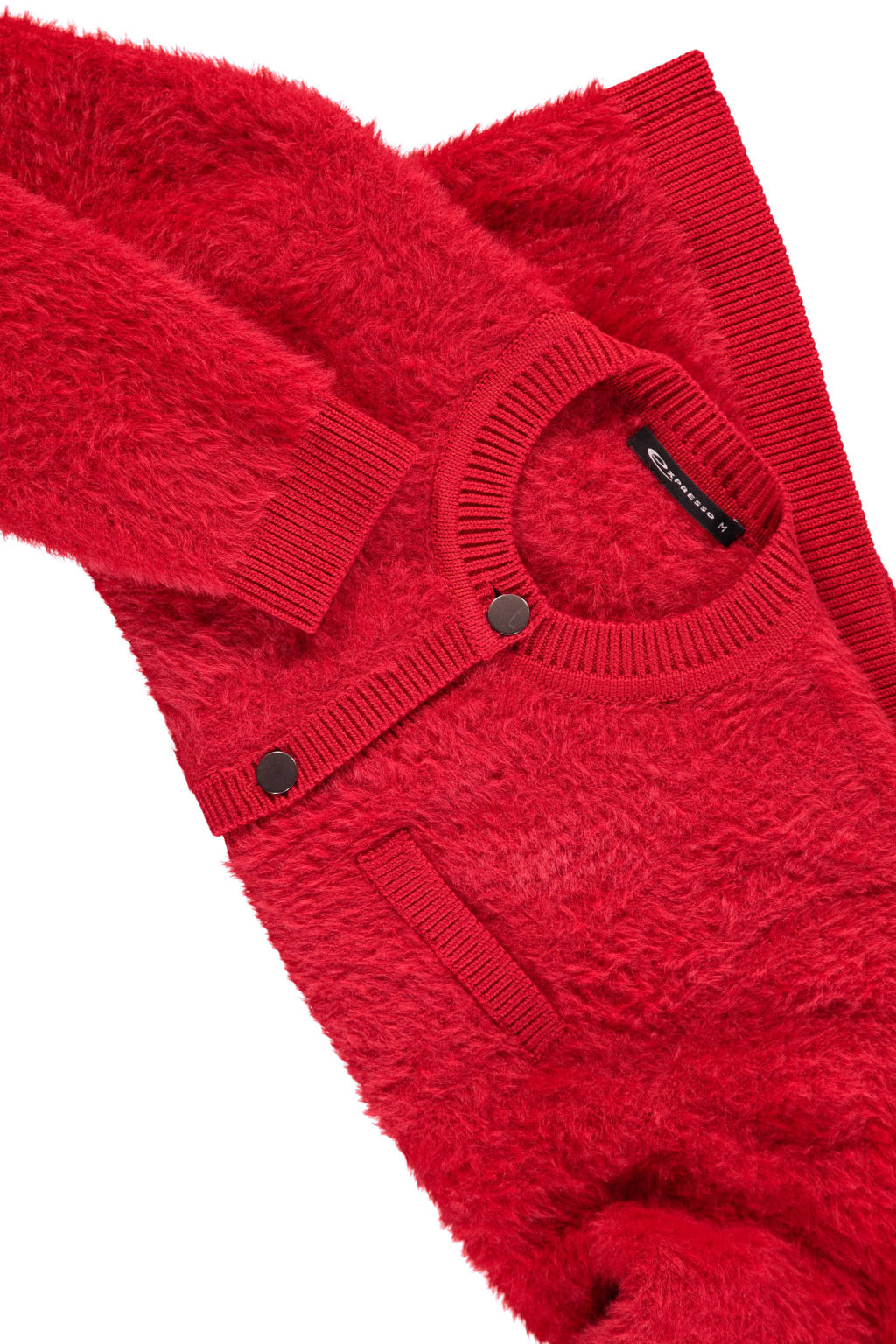 Expresso fluffy vest rood kopen? | Morgen in huis | wehkamp