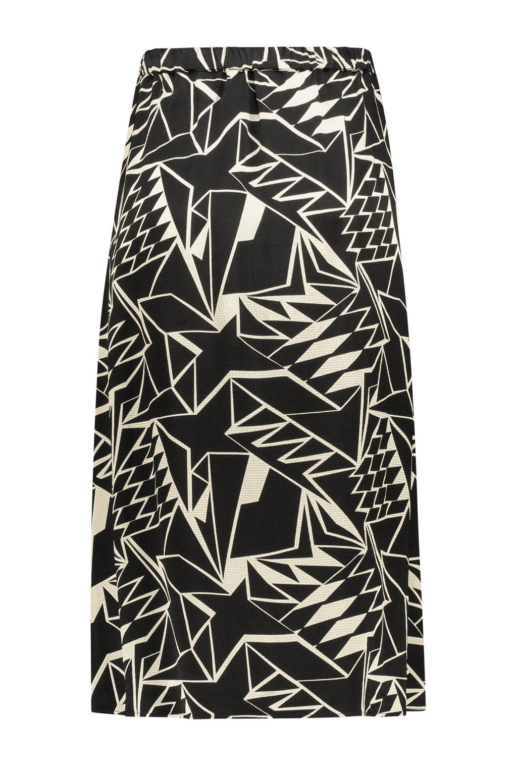 Expresso A-lijn rok met grafische print zwart/wit | wehkamp