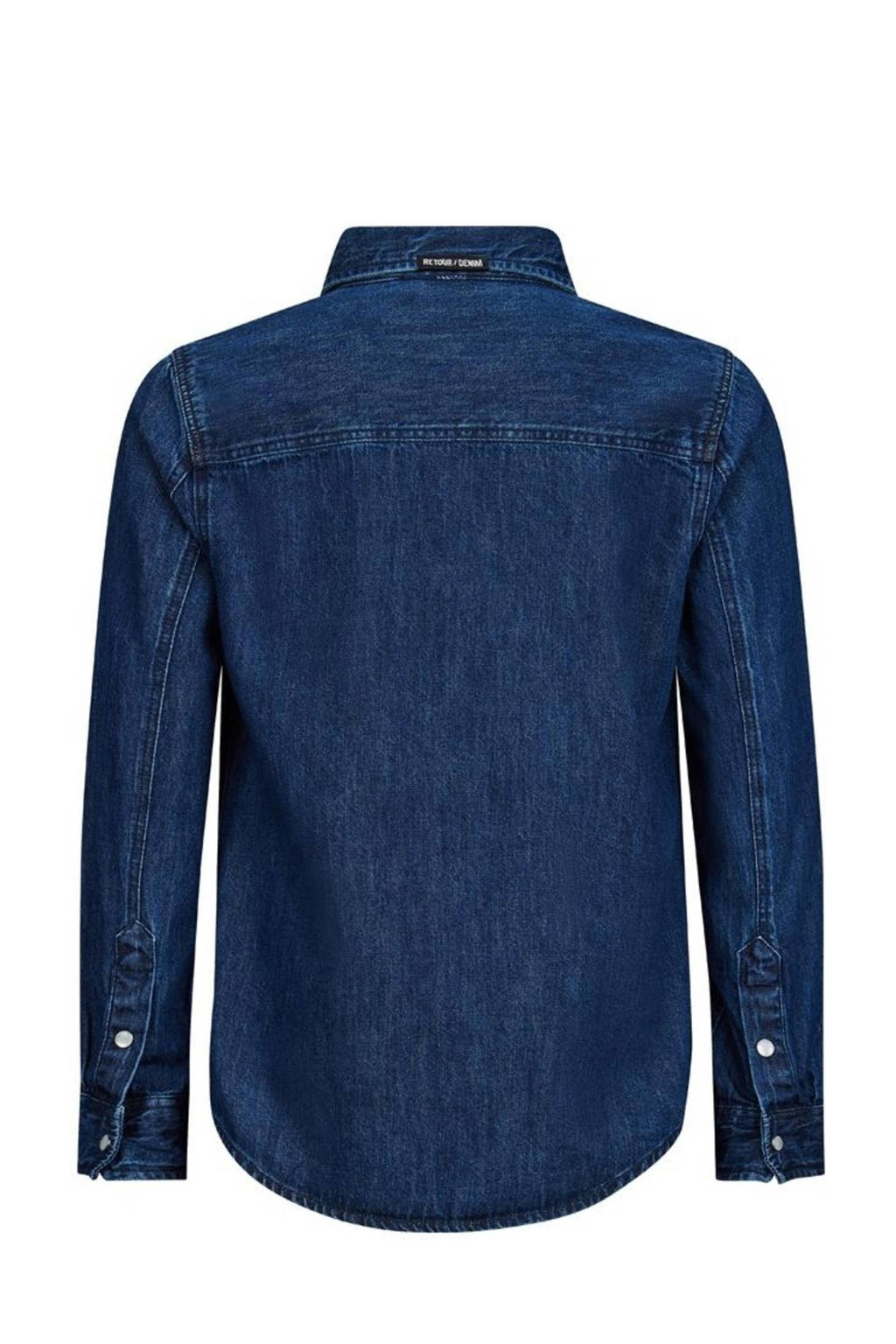 Retour Jeans overhemd Wouter jeansblauw | wehkamp