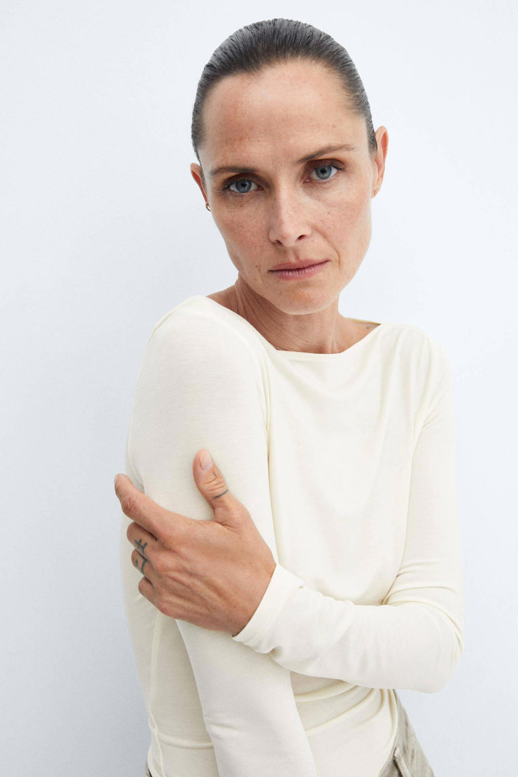 Mango top ecru kopen? | Morgen in huis | wehkamp