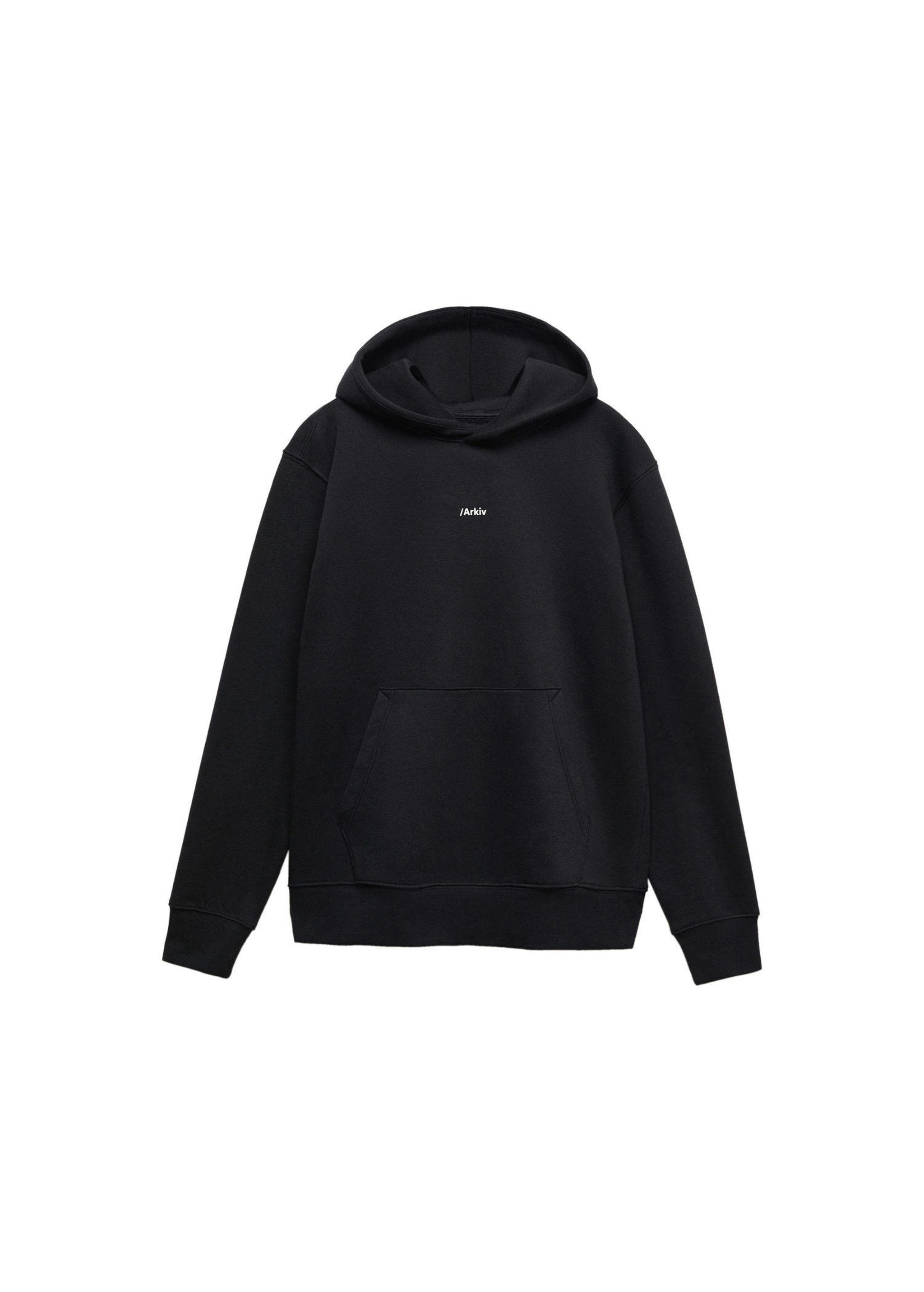 Mango Man hoodie met backprint zwart | wehkamp