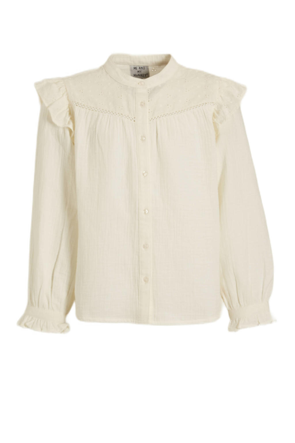 Me & My Monkey blouse Pippi wit | wehkamp