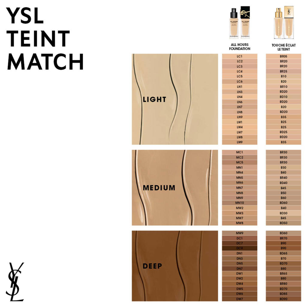 Yves Saint Laurent All Hours foundation - LW9 Light Warm 9 | wehkamp