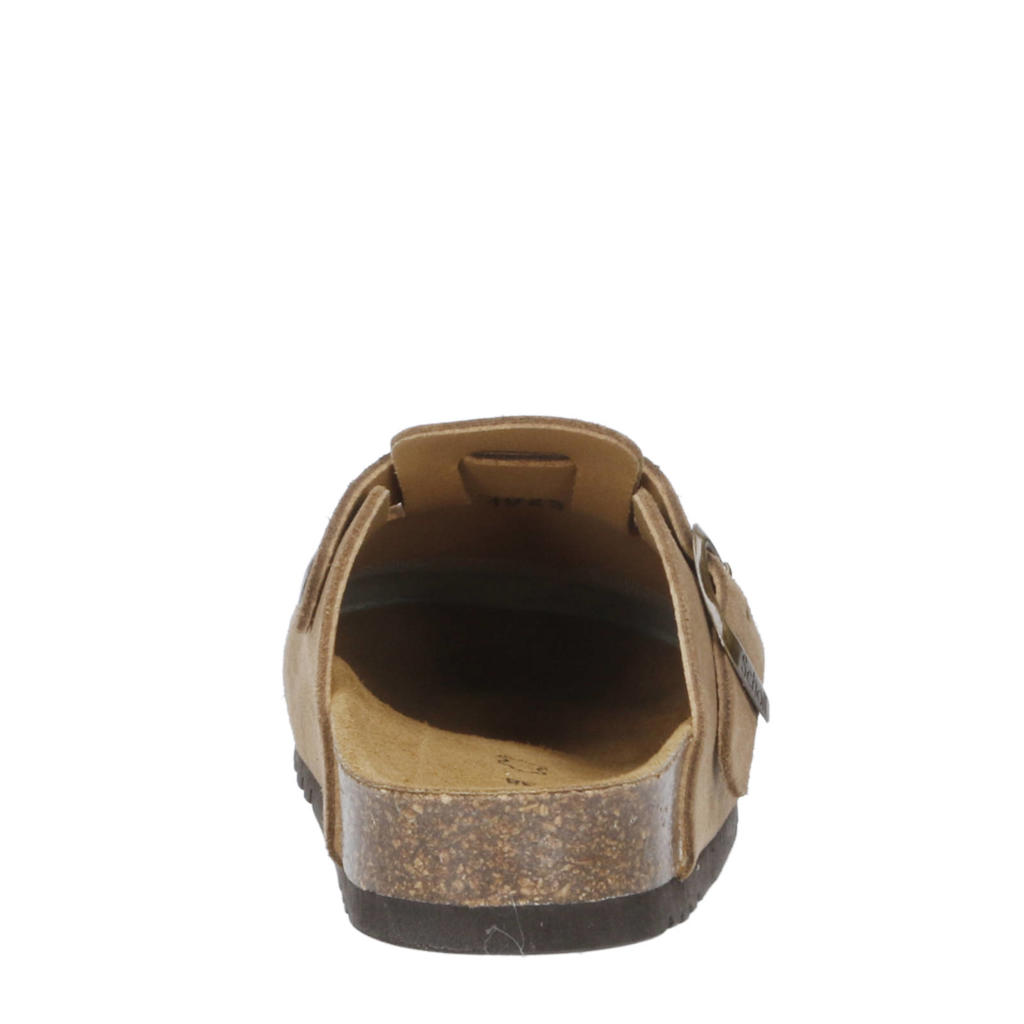 Scholl Fae suède clogs taupe | wehkamp