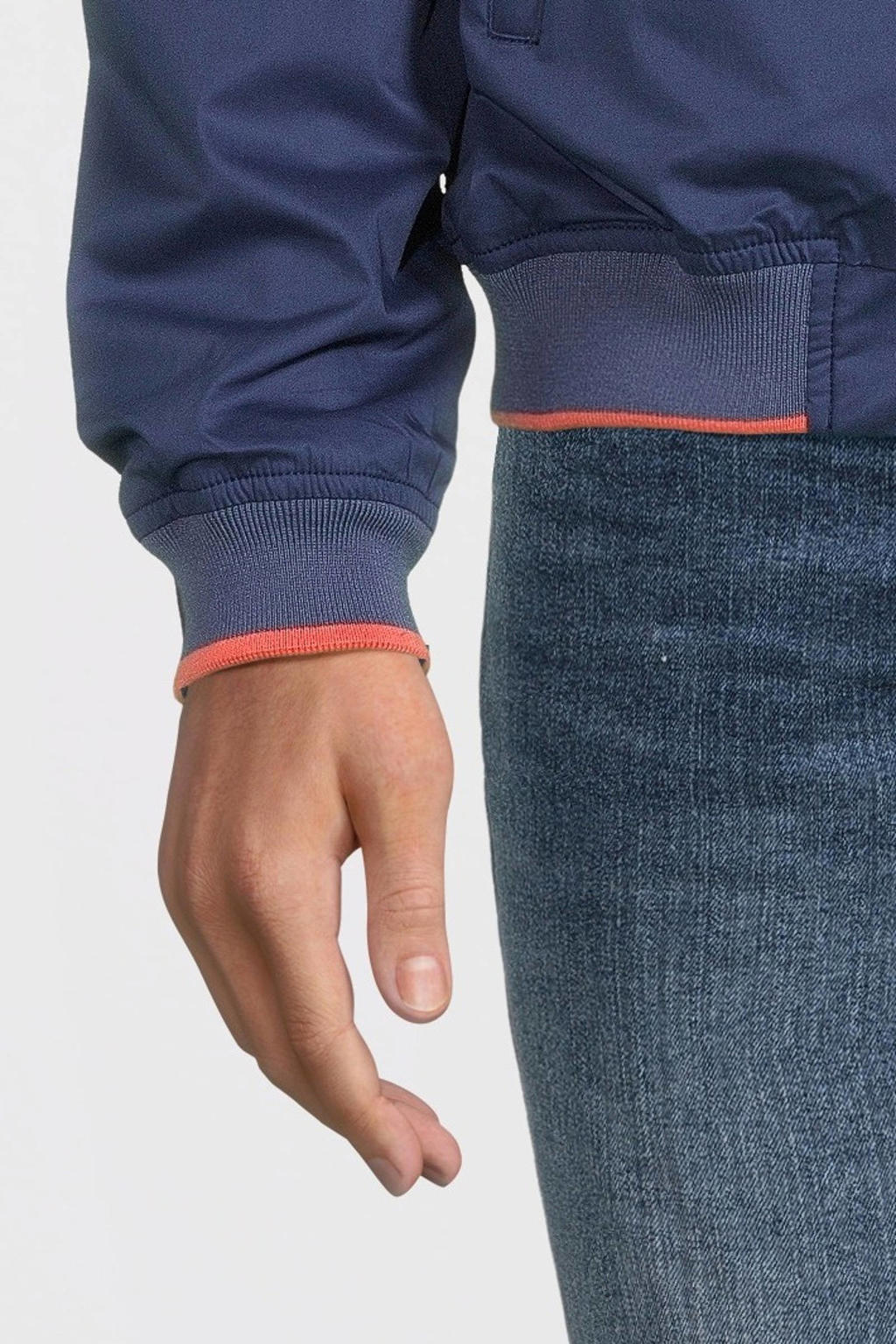New Zealand Auckland softshell jas met logo dusk navy | wehkamp