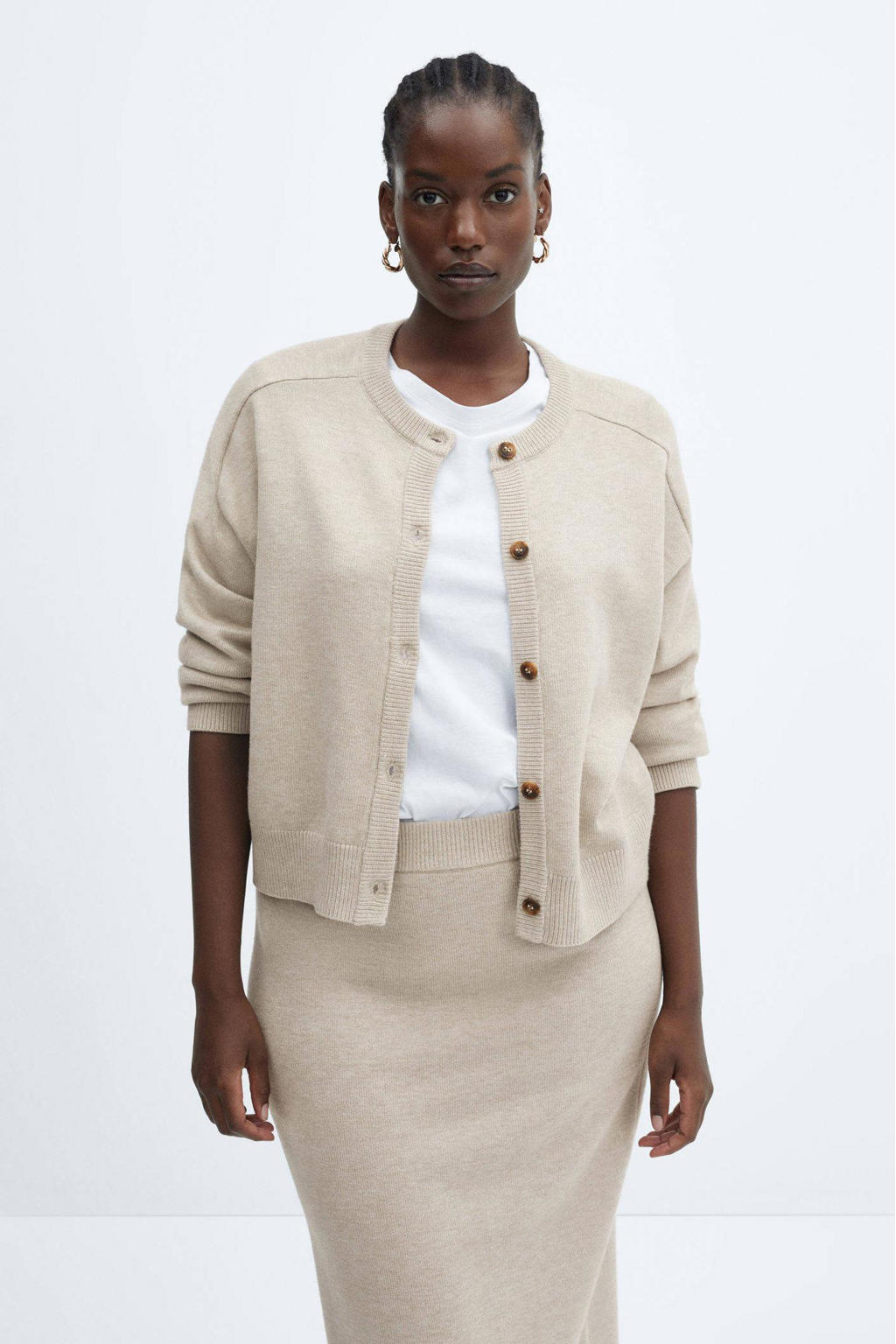 Mango midi rok beige kopen? | Morgen in huis | wehkamp