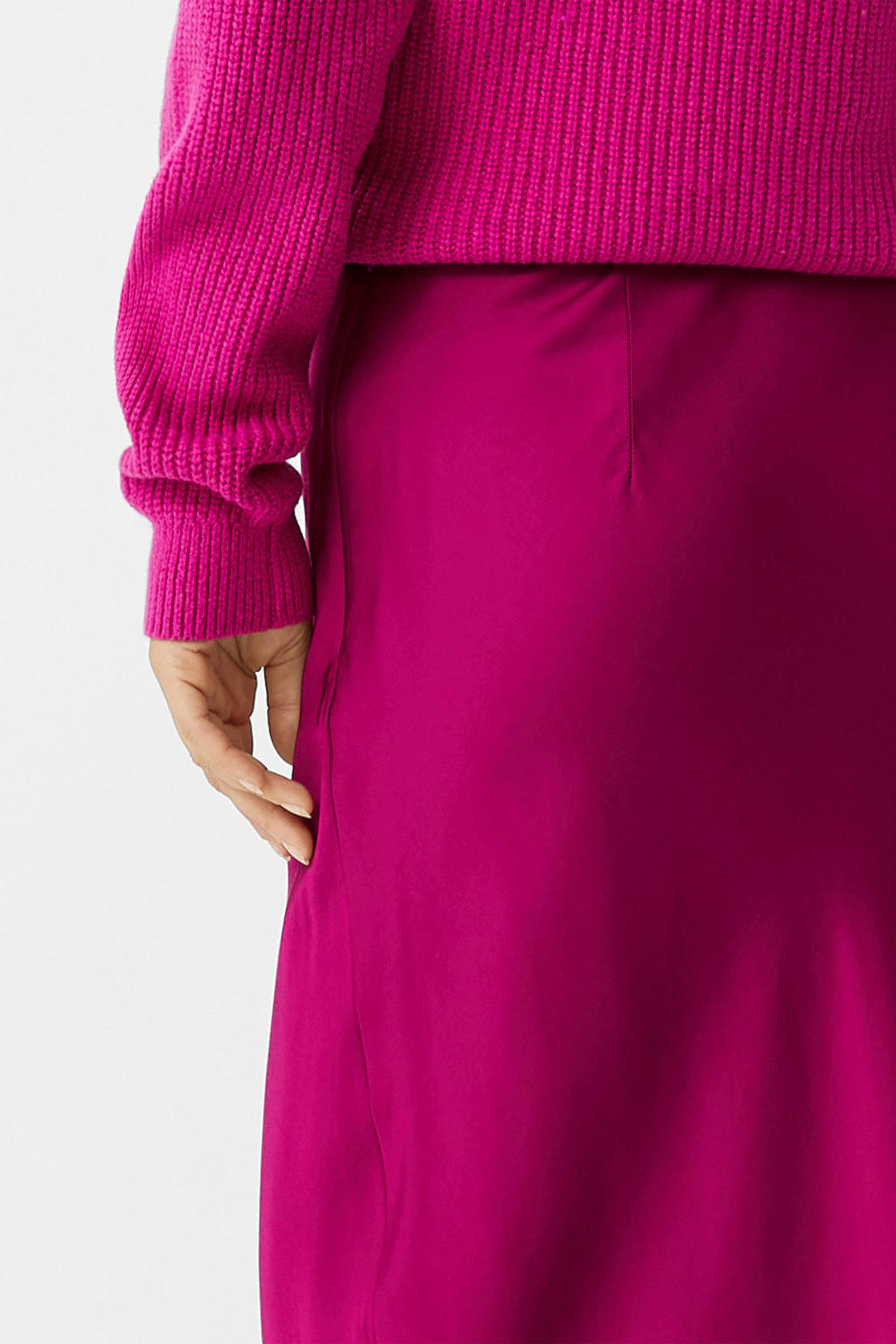 comma satijnen maxi rok roze kopen? | Morgen in huis | wehkamp