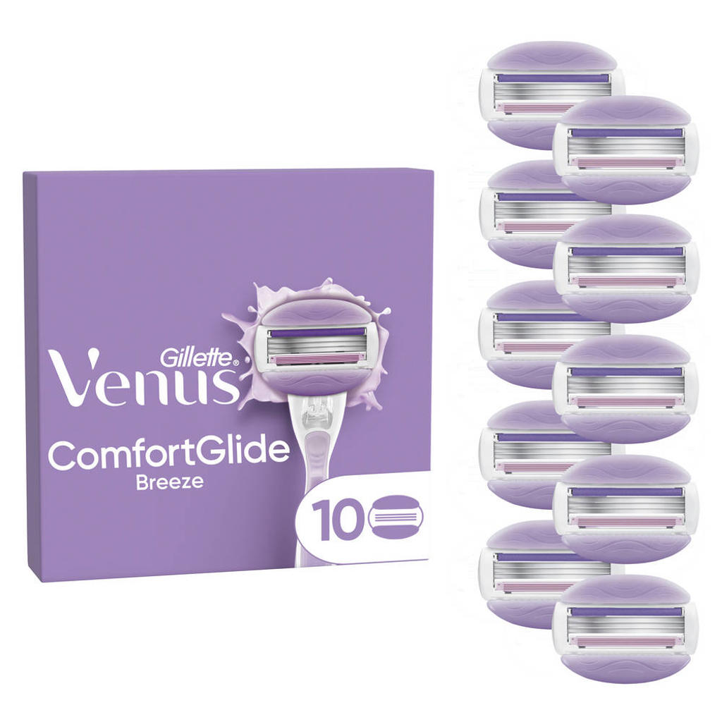 Gillette Venus Comfortglide Breeze navulmesjes - 10 stuks | wehkamp