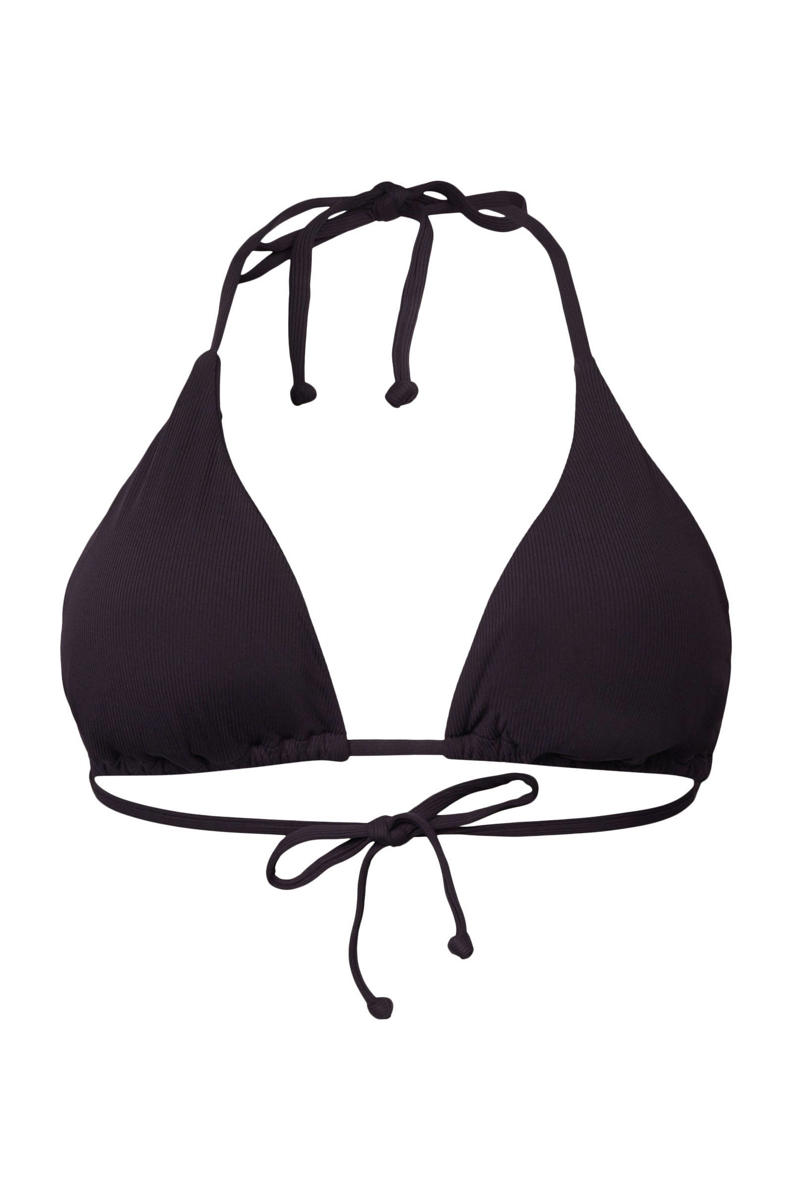ESPRIT Women Beach voorgevormde triangel bikinitop met ribstructuur ...