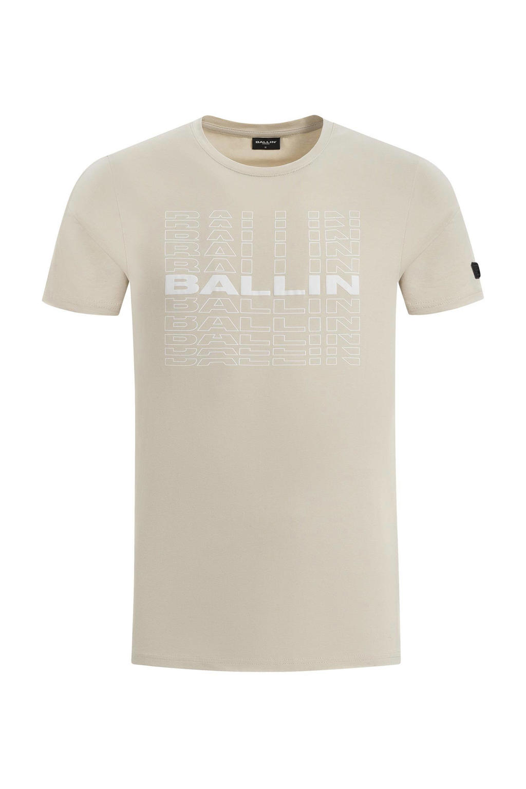 Ballin T-shirt met printopdruk sand | wehkamp