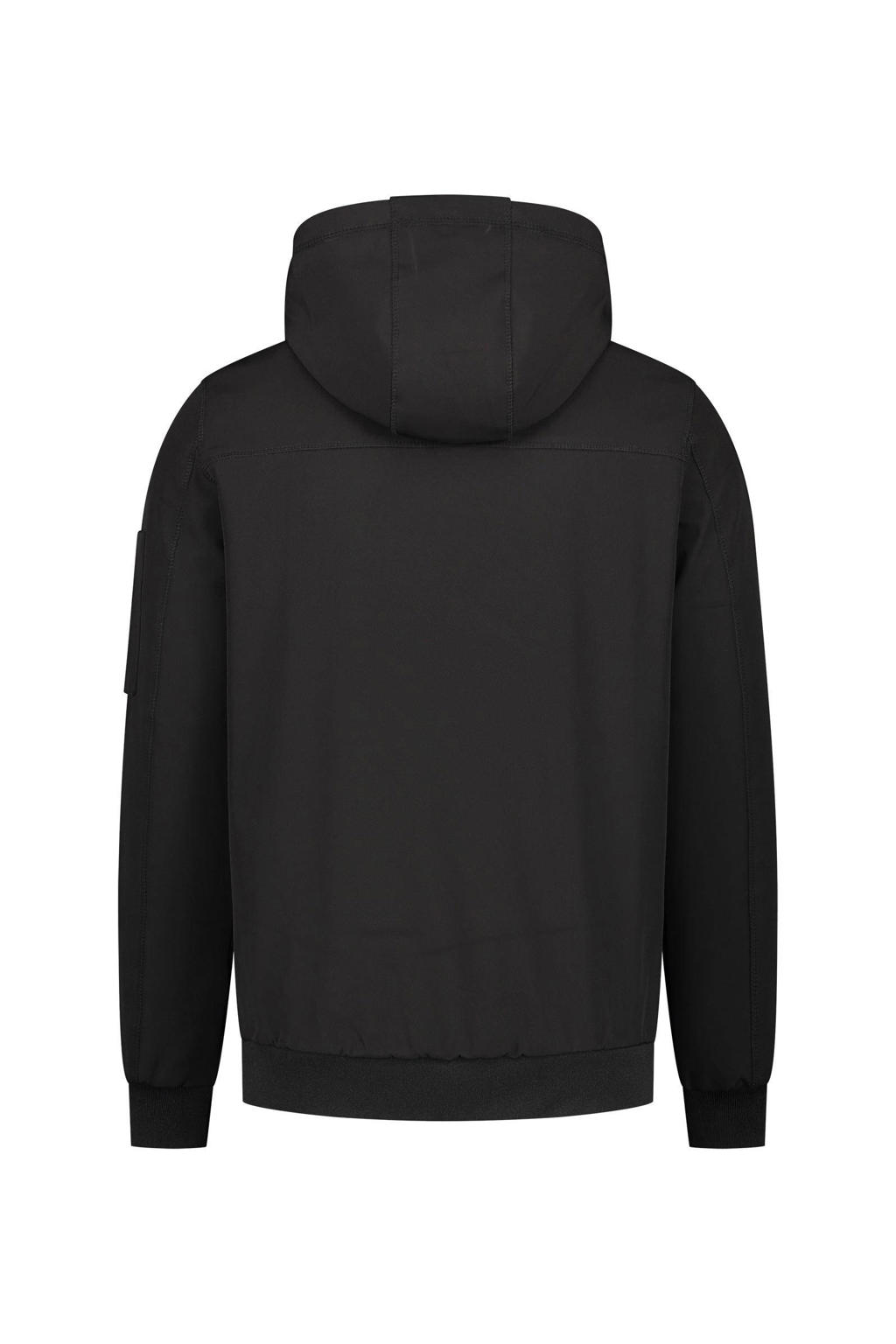 Ballin softshell jas met logo black | wehkamp