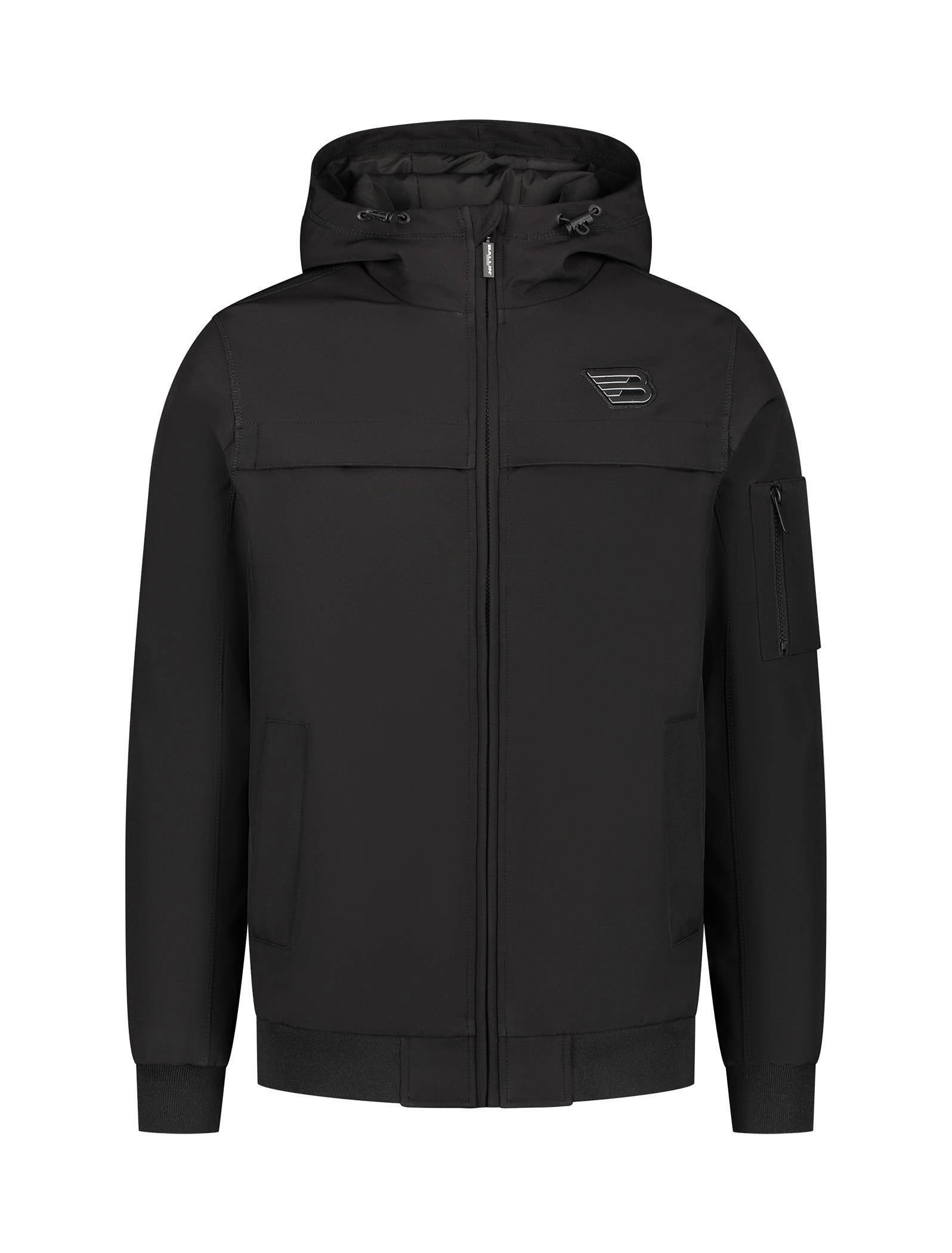 Ballin softshell jas met logo black | wehkamp