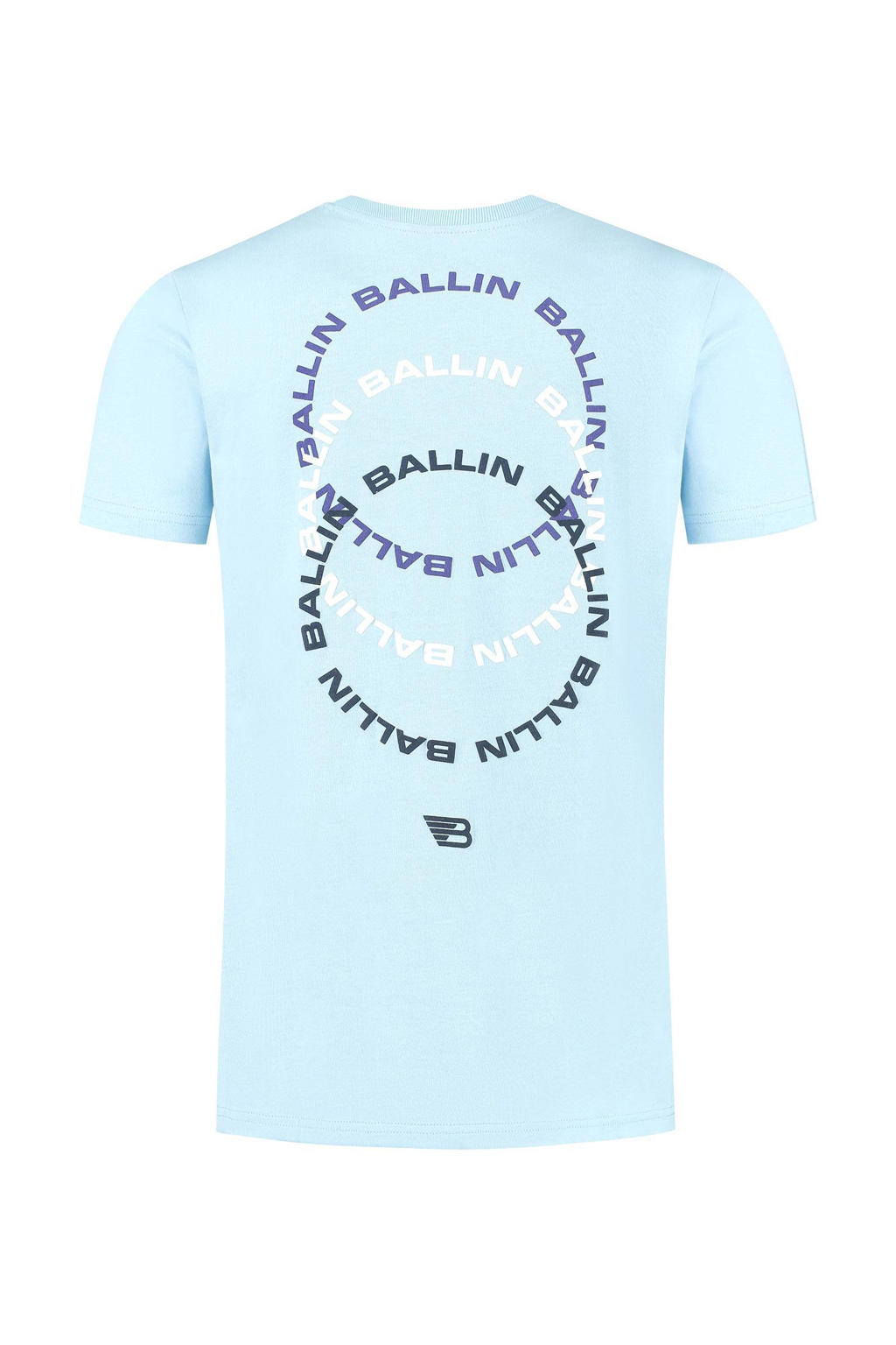 Ballin T-shirt met backprint lt blue | wehkamp