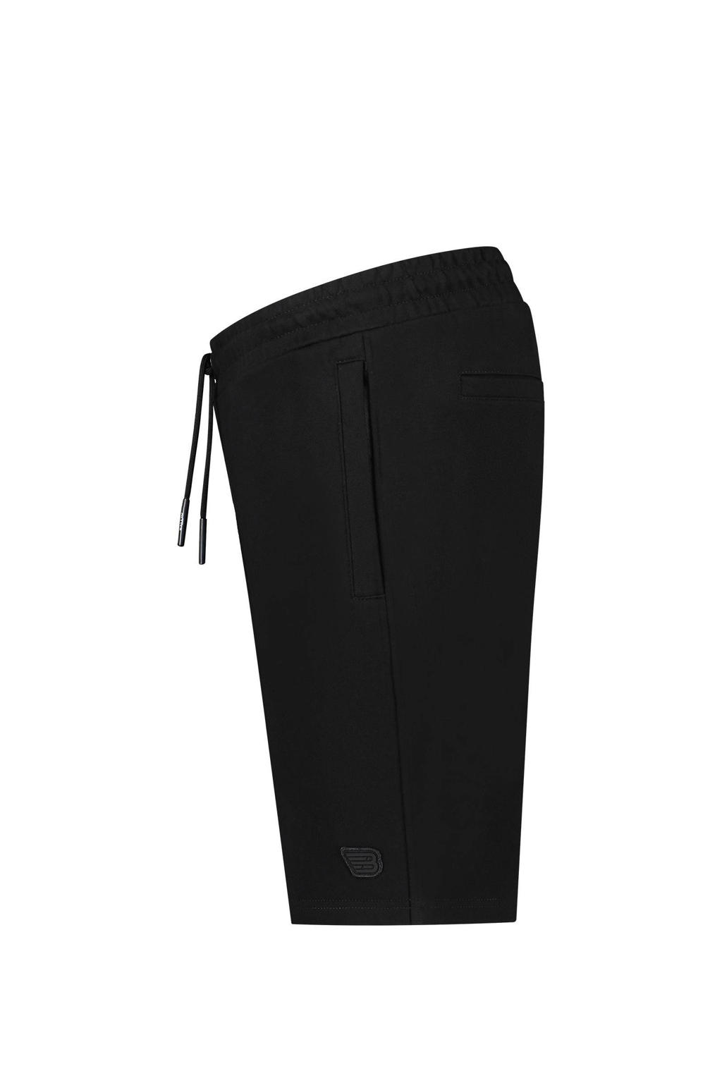 Ballin regular fit short met logo black | wehkamp