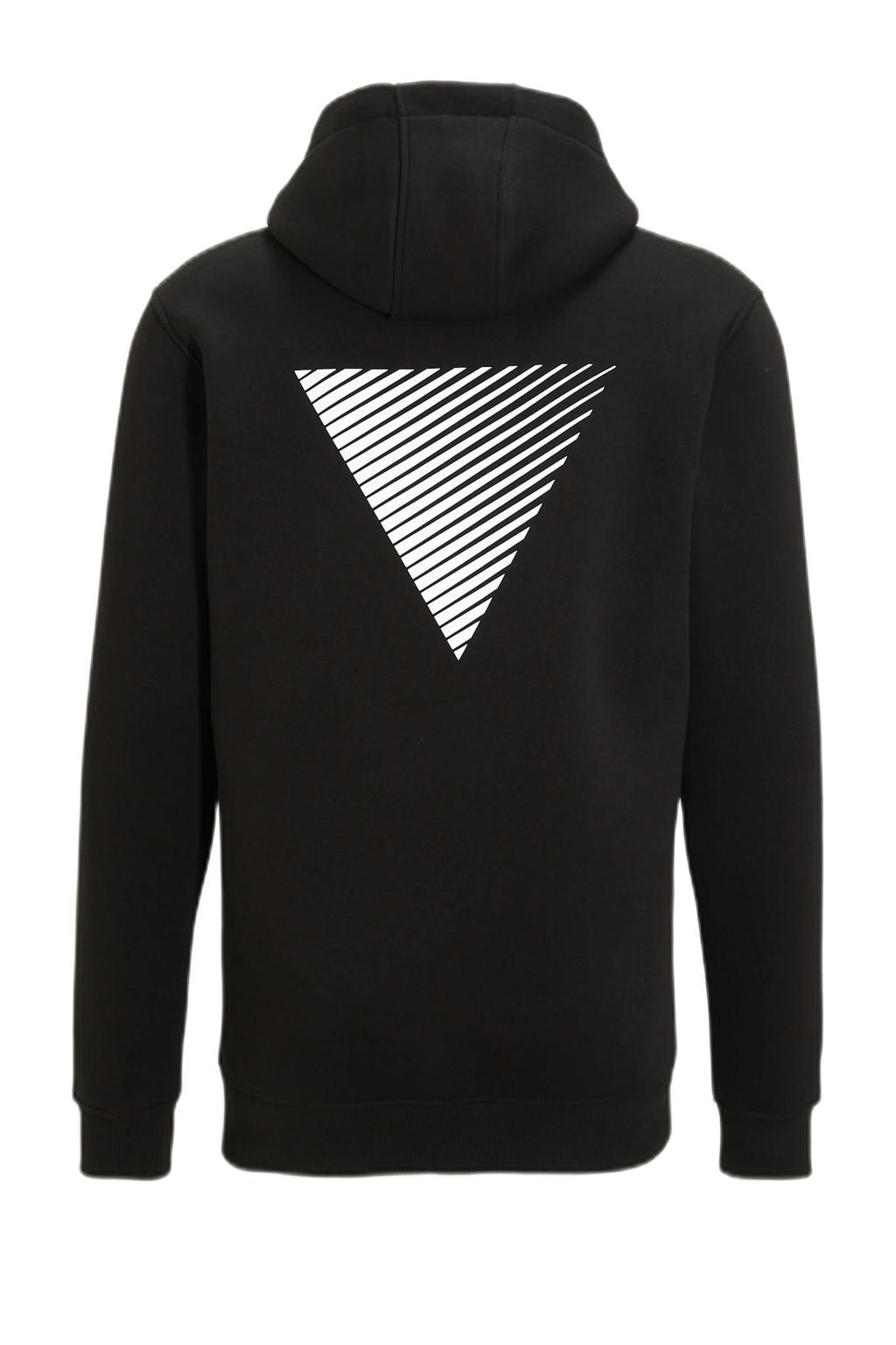 Pure Path hoodie met backprint black | wehkamp