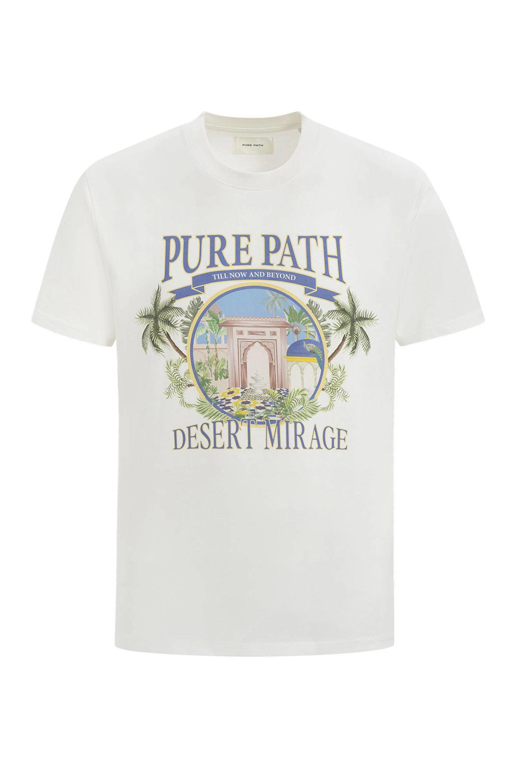 Pure Path T-shirt met printopdruk wit | wehkamp