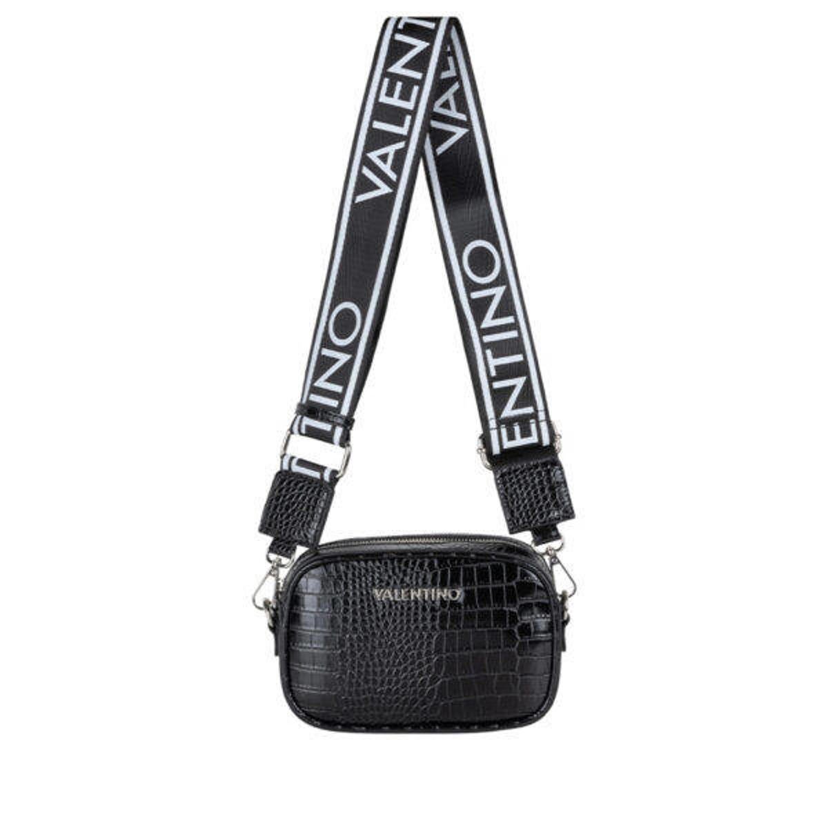 Valentino Bags crossbody tas met crocoprint Miramar zwart | wehkamp