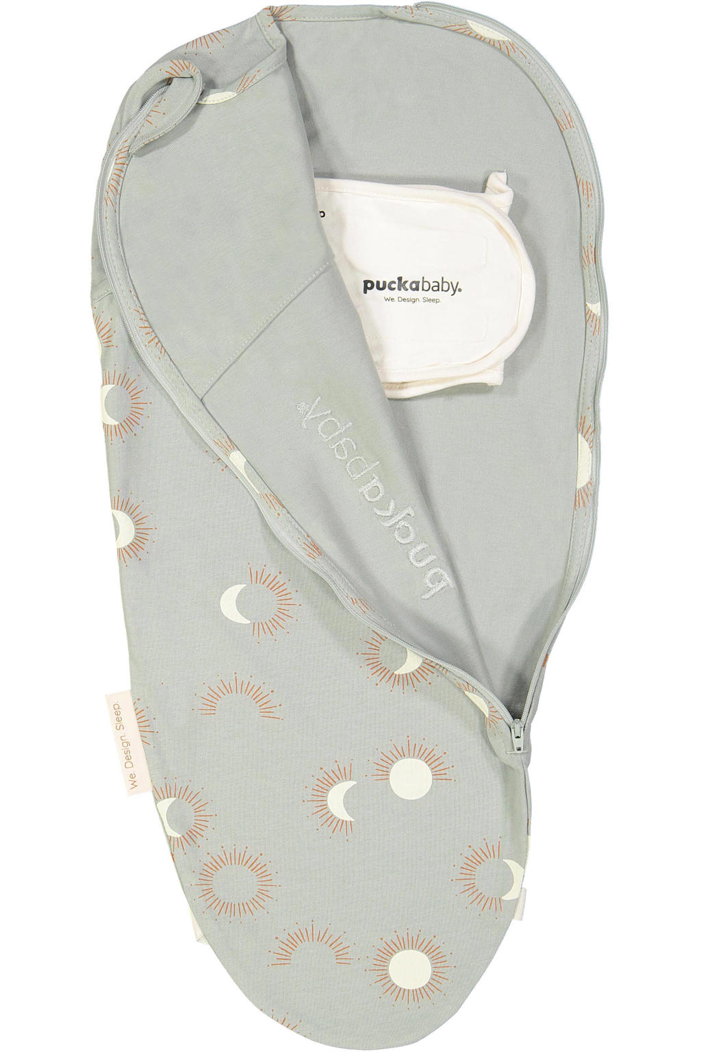 Puckababy The Original Piep inbakerslaapzak 0-3 mnd Cotton Eclipse Clay ...