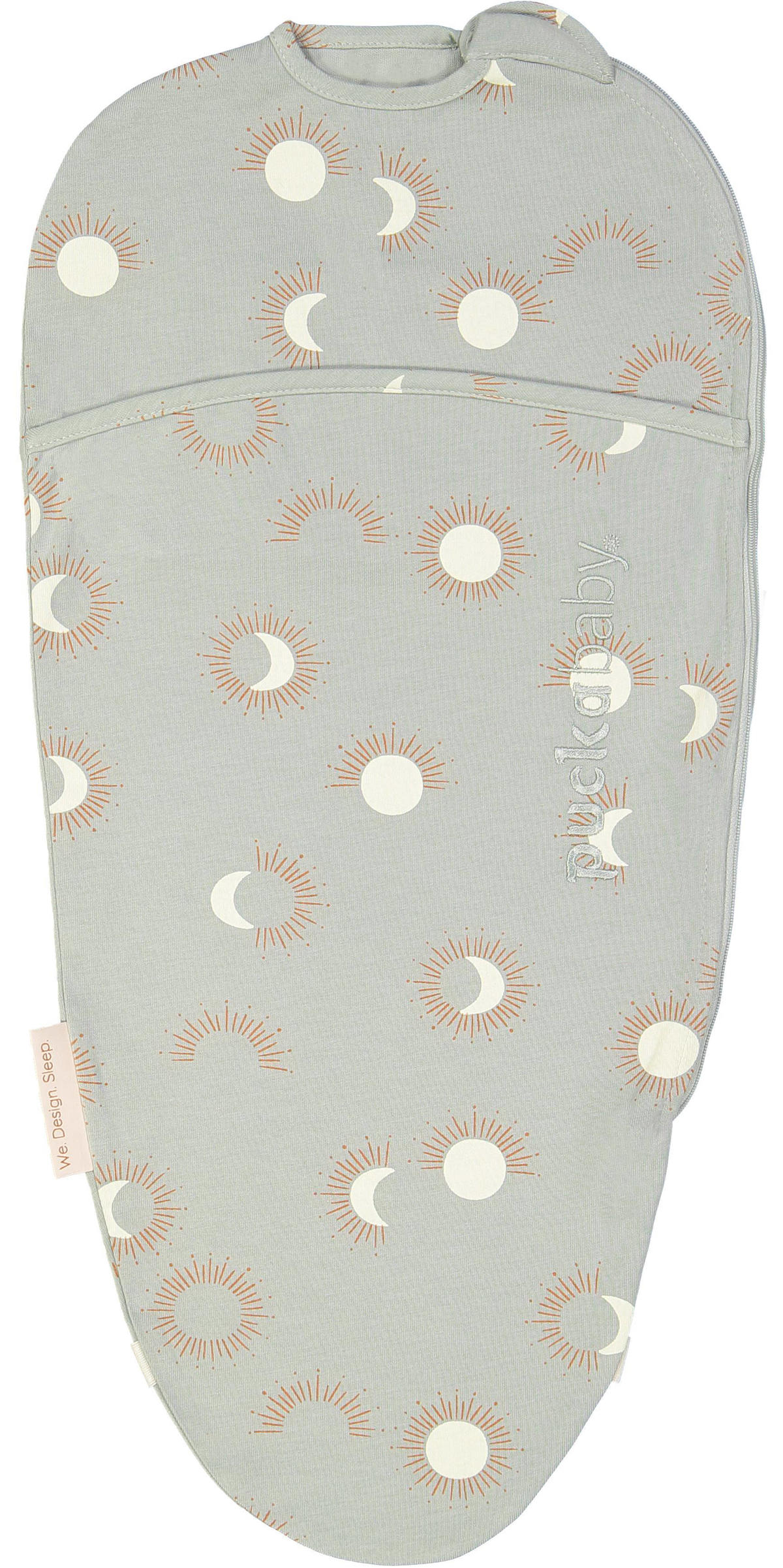 Puckababy The Original Piep inbakerslaapzak 0-3 mnd Cotton Eclipse Clay ...