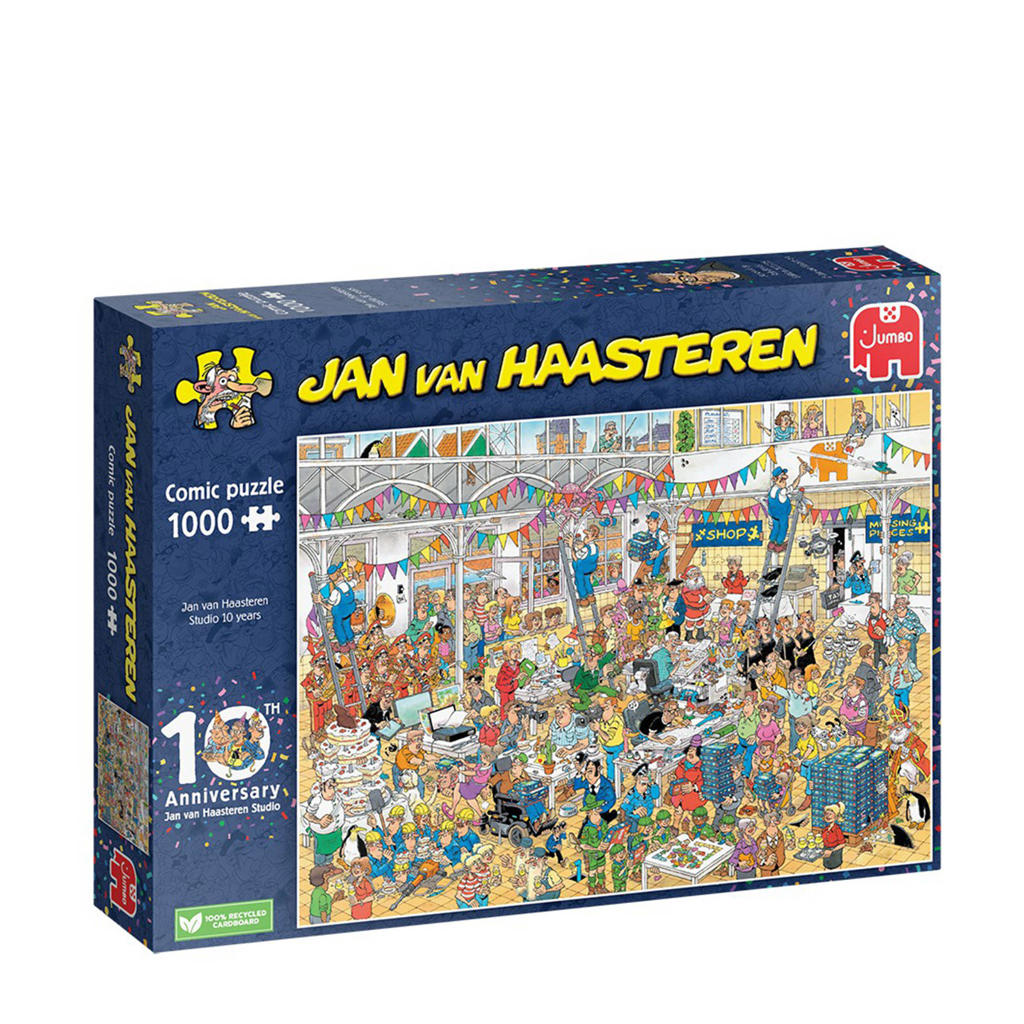 Jan van Haasteren studio 10 jaar legpuzzel 1000 stukjes | wehkamp
