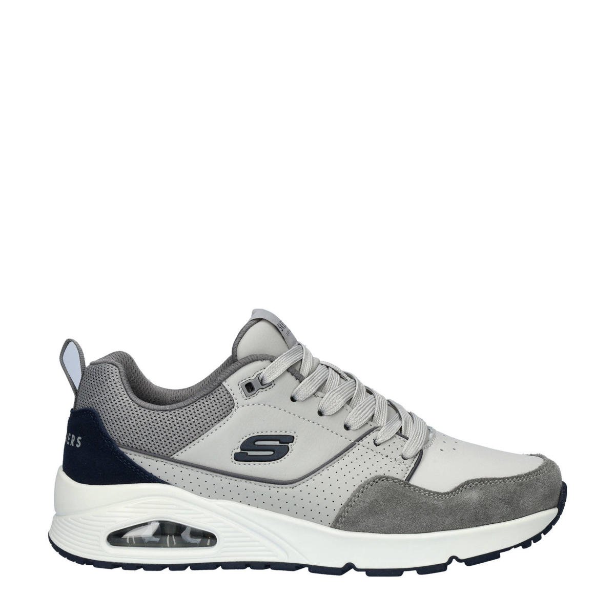 Skechers Uno Retro One sneakers grijs | wehkamp