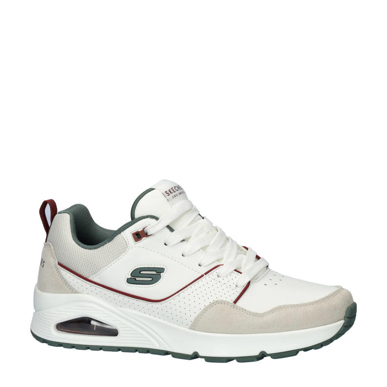 Skechers Uno Retro One sneakers wit/groen | wehkamp