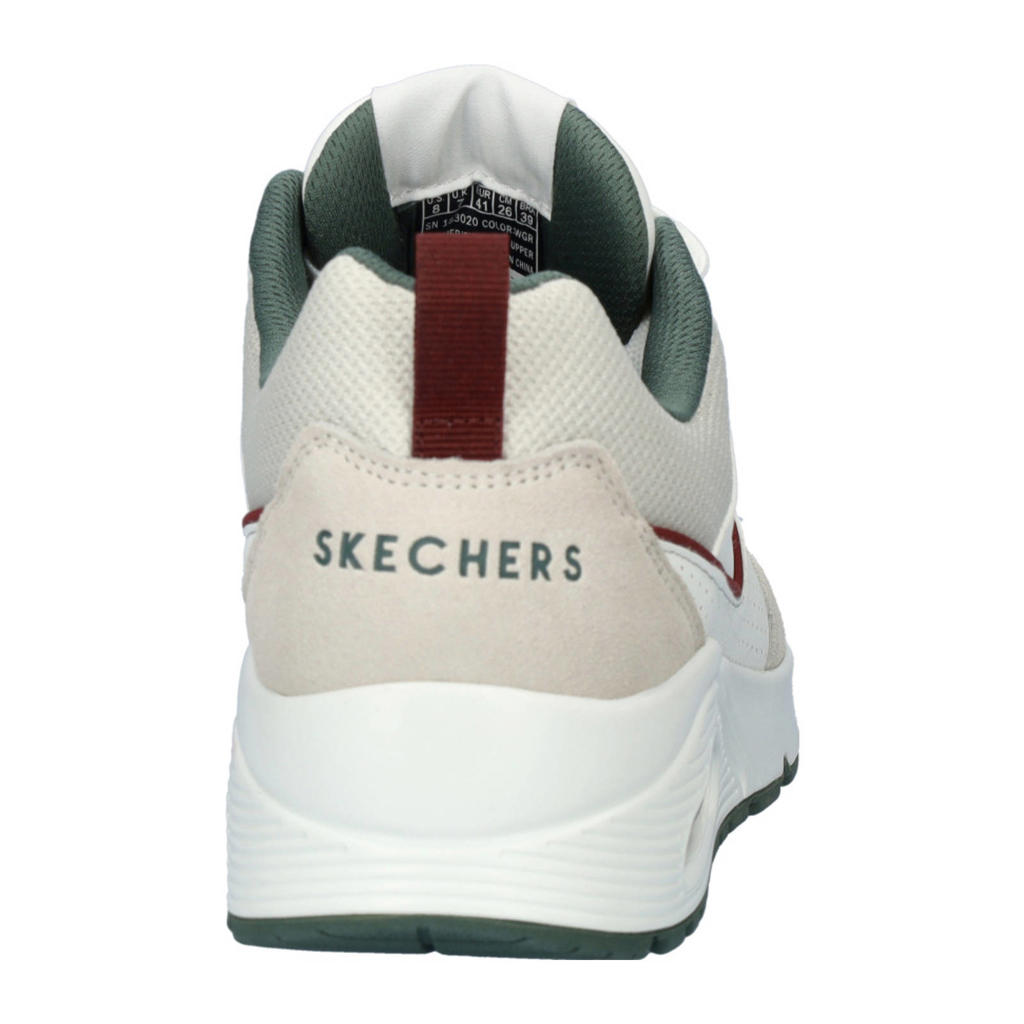 Skechers Uno Retro One sneakers wit/groen | wehkamp