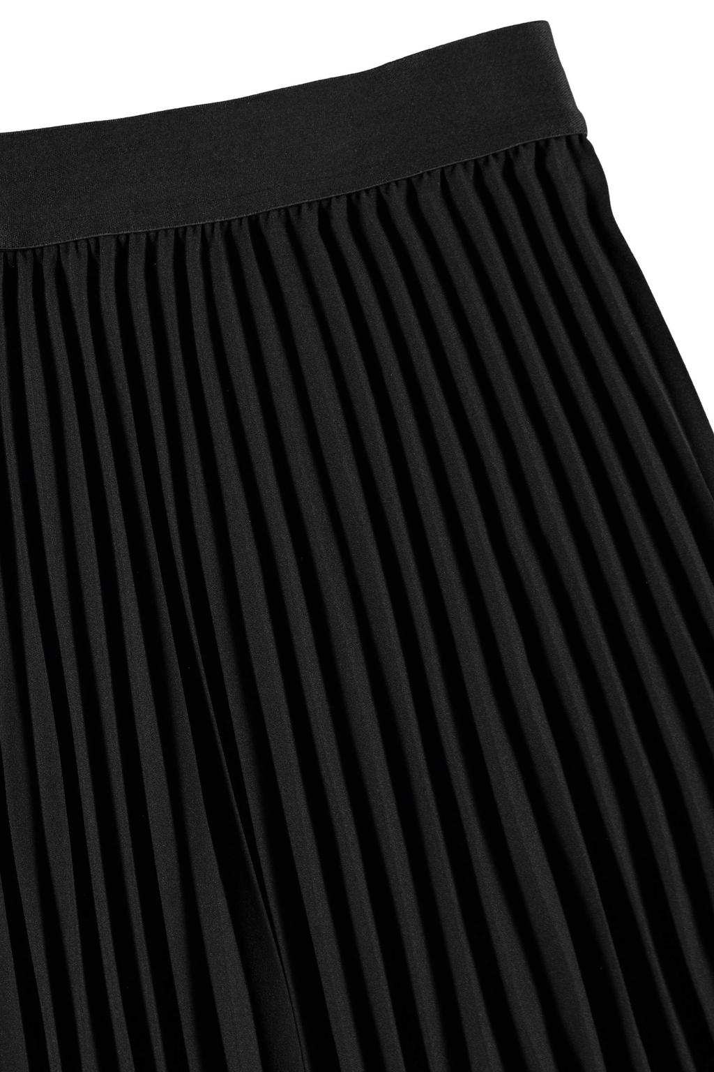 Claudia Sträter plisse rok zwart | wehkamp