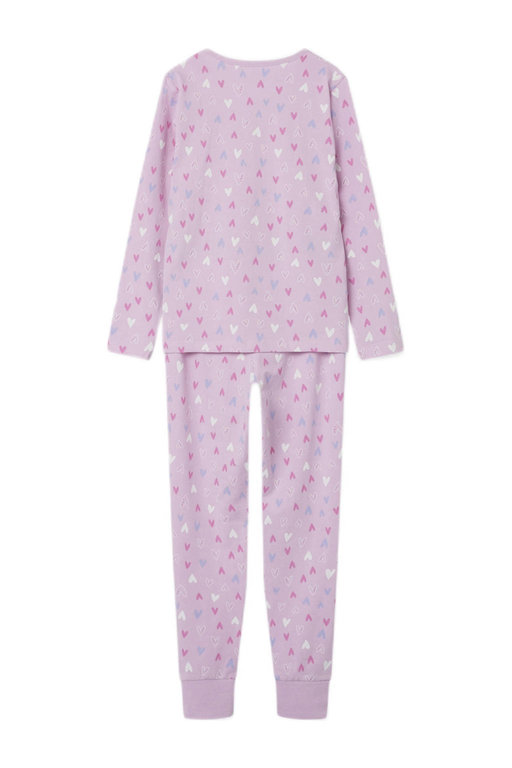NAME IT KIDS pyjama NKFNIGHTSET roze | wehkamp